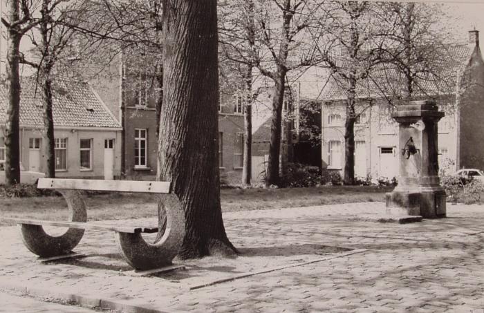ErfgoedCel Waasland : Foto of dia : Dorpsplein, Haasdonk [BBE001000002]
